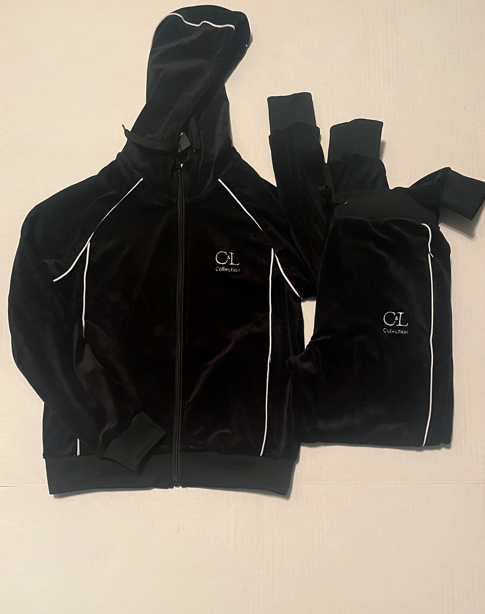 C&L WOMEN’S VELVET SWEATS – Chat and Laugh Merch
