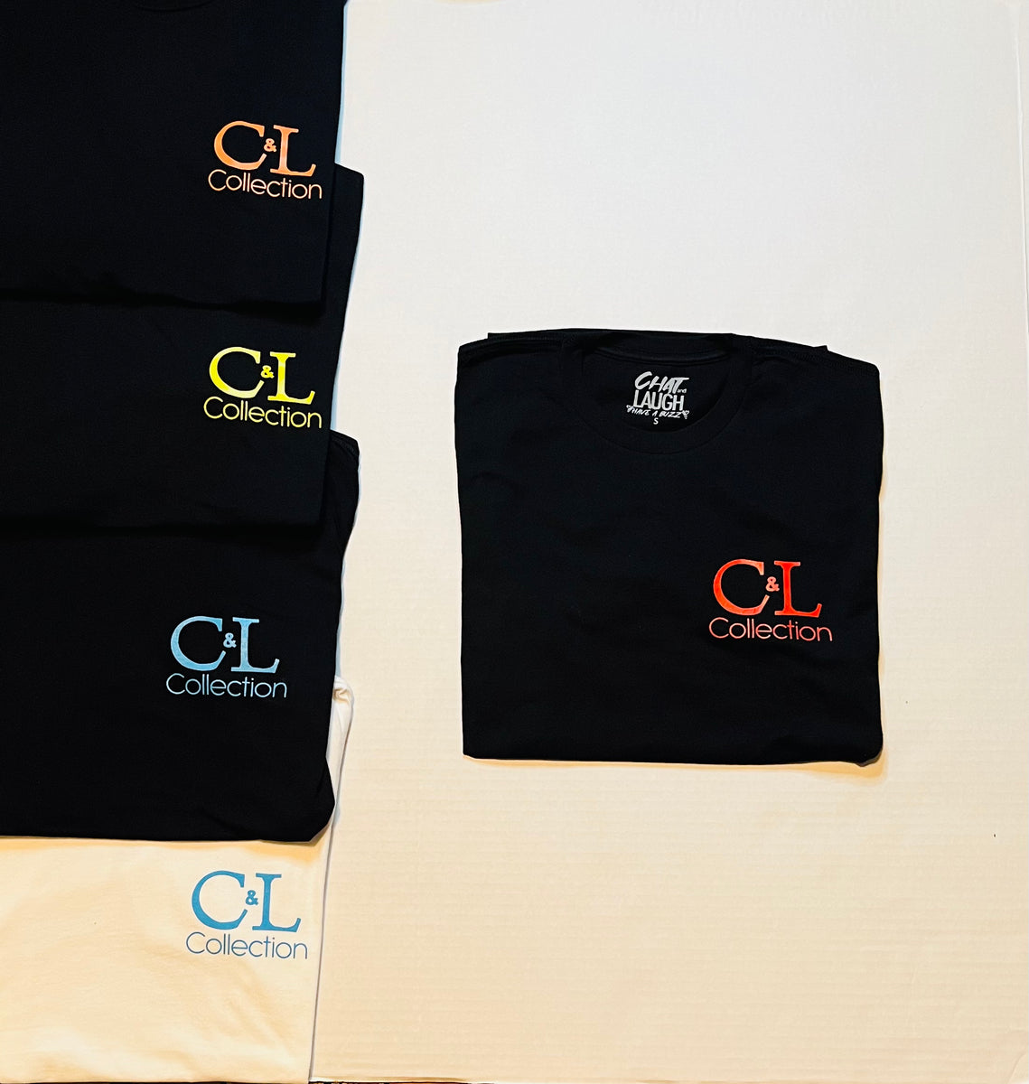 C&L BUZZ TEES – Chat and Laugh Merch